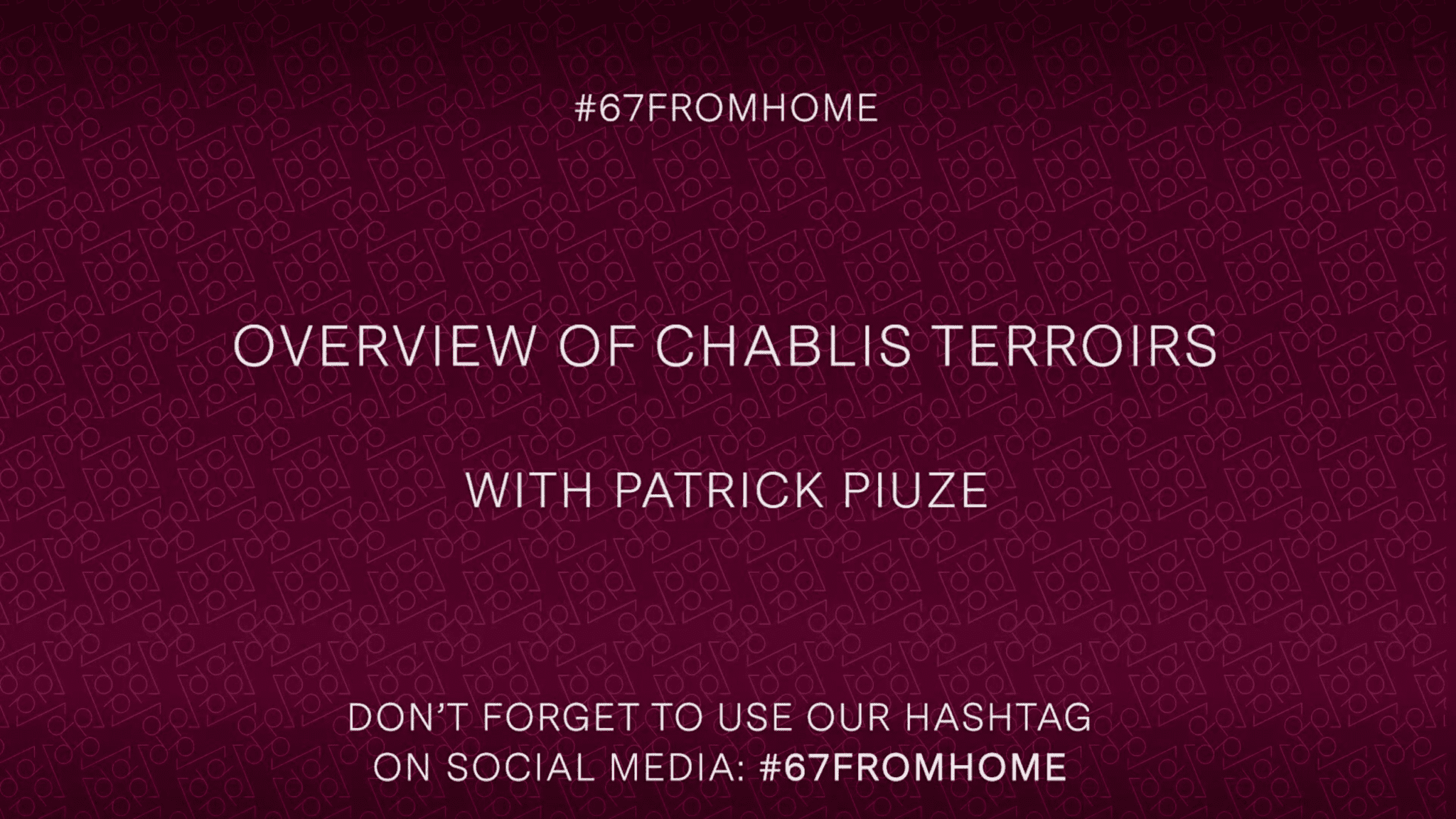 Overview of Chablis terroirs with Patrick Piuze - 67 Pall Mall