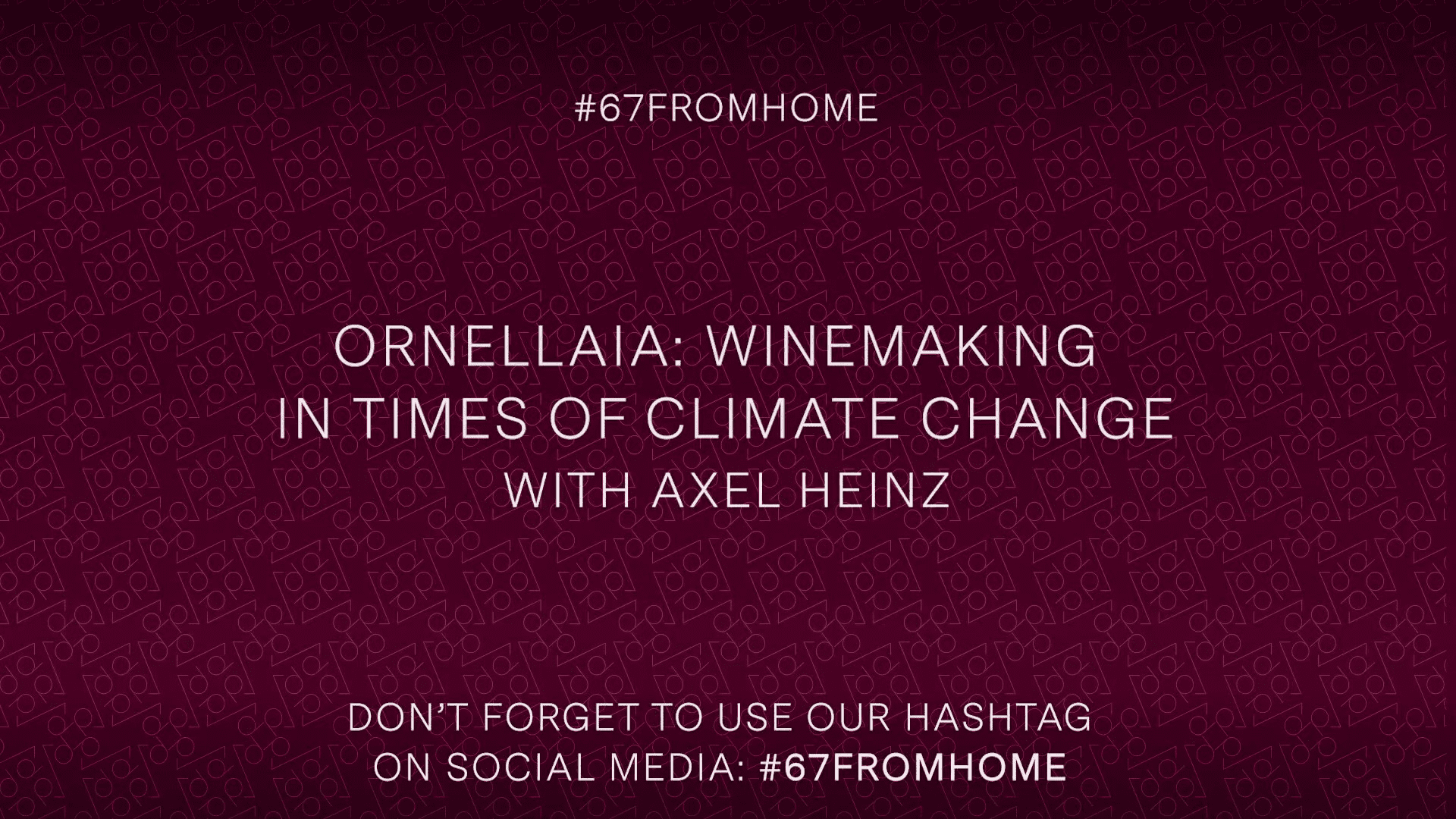 Ornellaia Winemaking in times of climate change with Axel Heinz - 67 ...