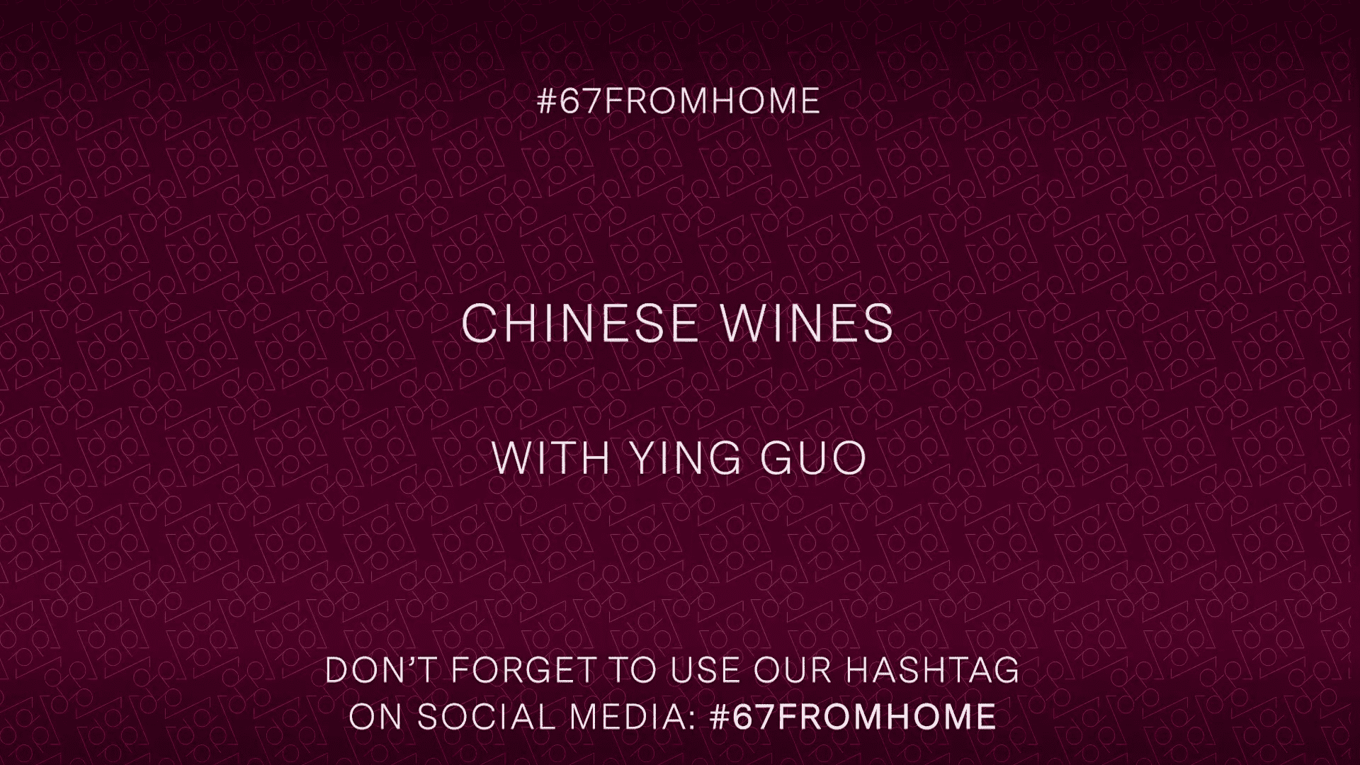 Chinese Wines with Ying Guo - 67 Pall Mall