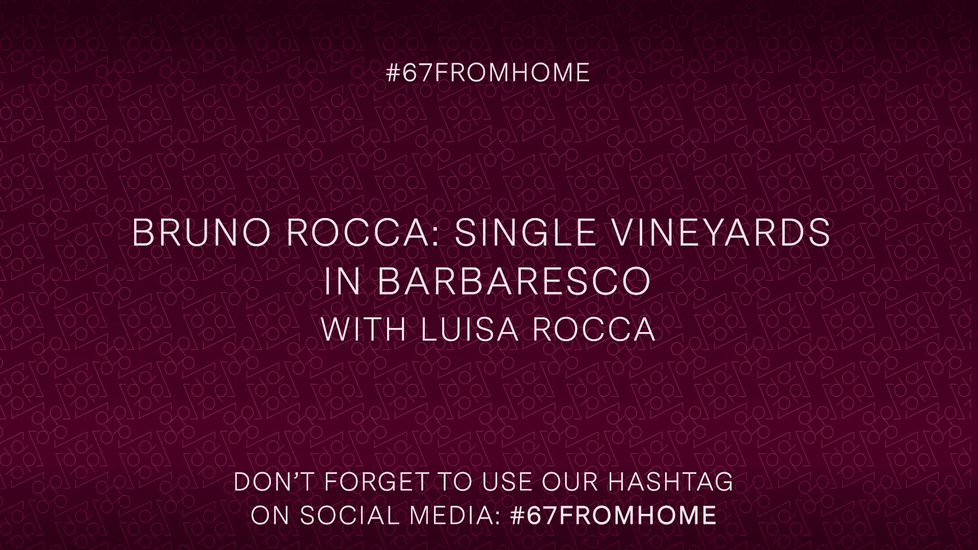 Bruno Rocca Single vineyards in Barbaresco with Luisa Rocca - 67 Pall Mall